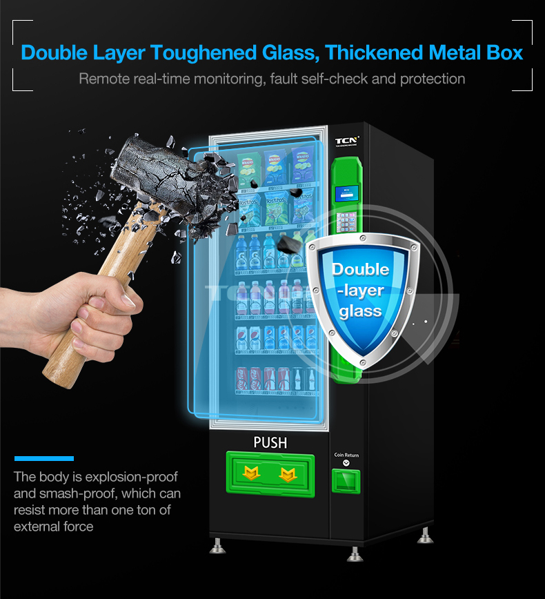 TCN-CSC-6G(H5) automatic snack drink vending machine – Vendfair ...